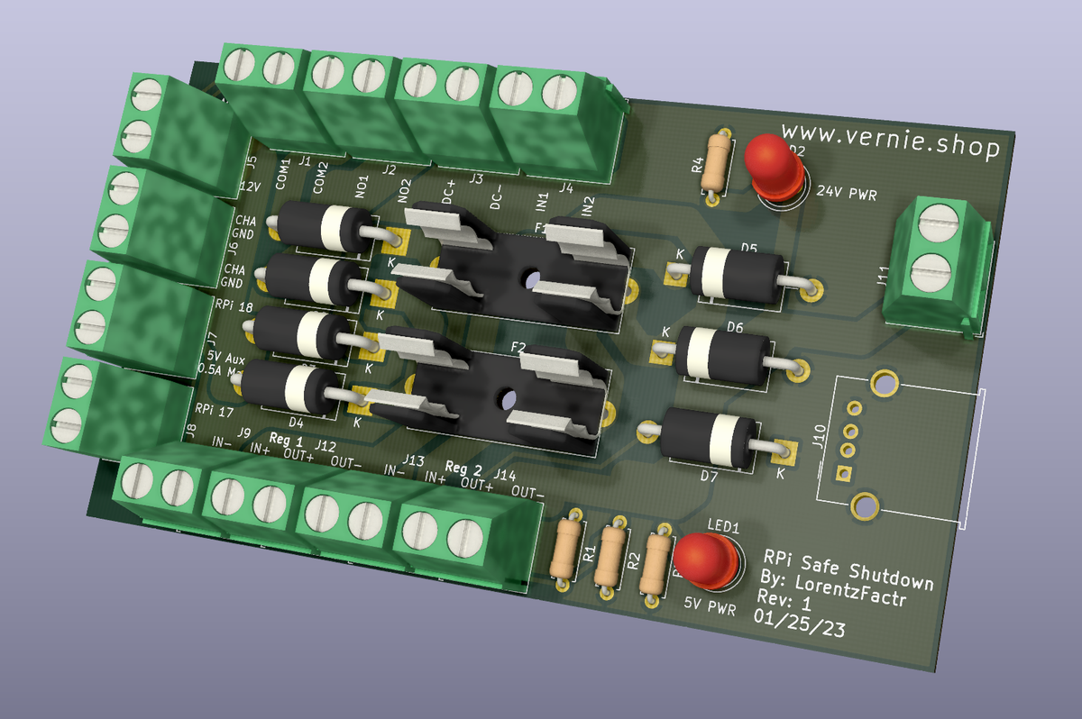 Bill Of Materials Safe Shutdown Circuit For Raspberry Pi Dashboard